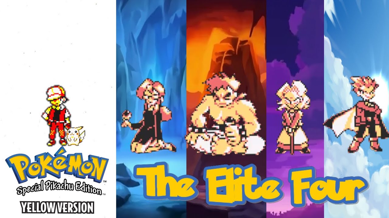 The Elite Four - Pokemon Yellow - YouTube