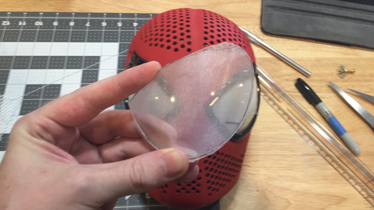 Made by McLean Live- White Tint Mesh Lenses for Spider-Man - YouTube