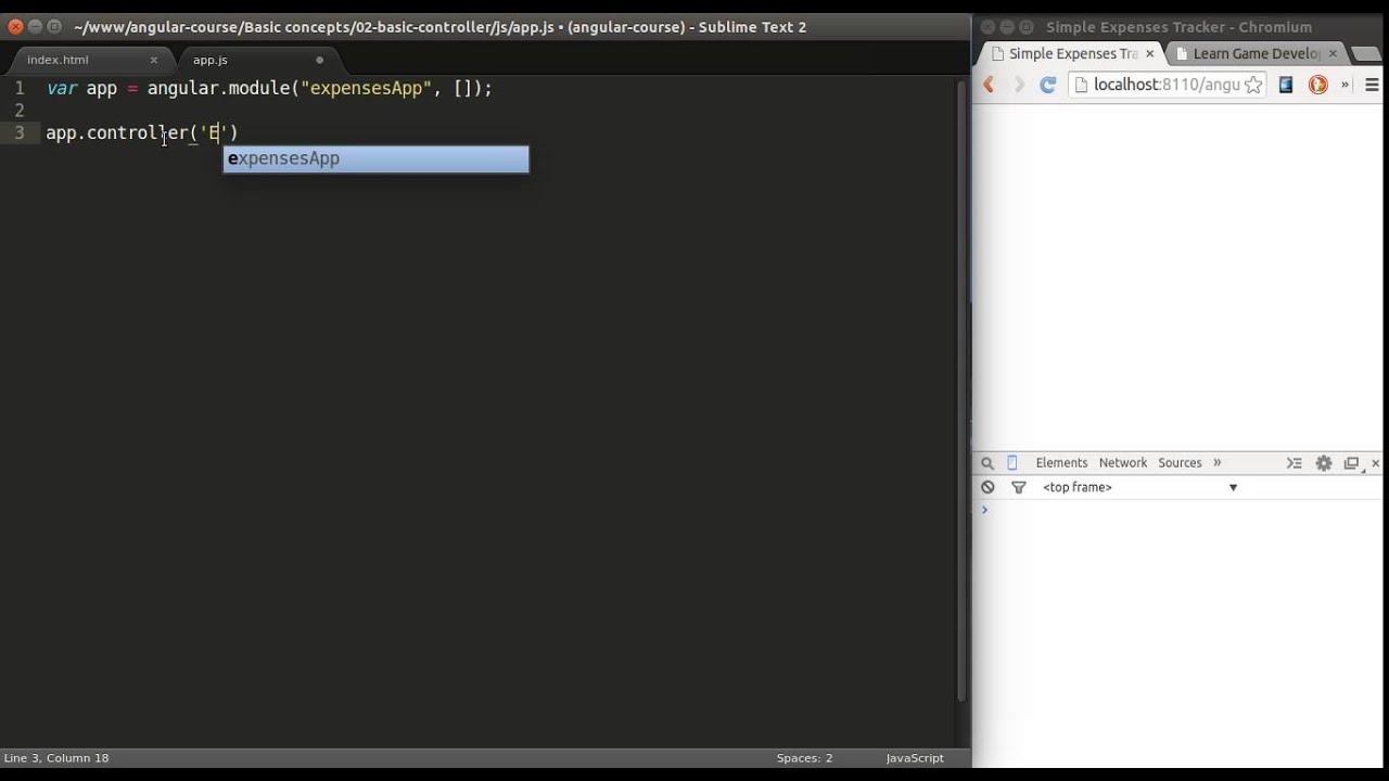 Cómo Crear un Controlador en Angular.js, Tutorial de Angular en Español ...
