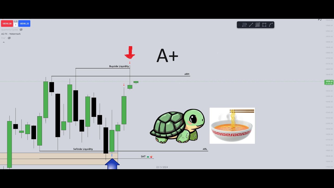 The basics behind the ICT Turtle Soup. W/Trade recap Episode 1 - YouTube
