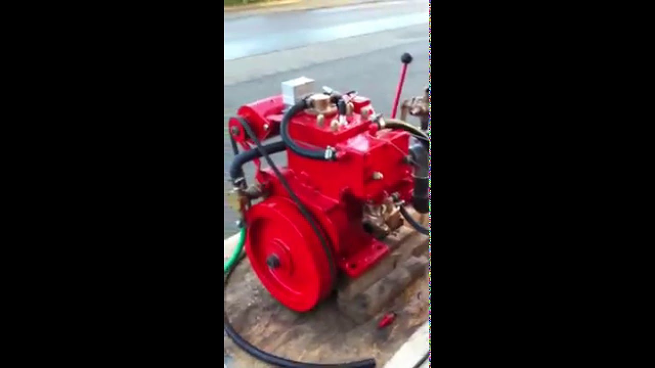 Nyrenoveret Marstal Motor 5 HK - YouTube