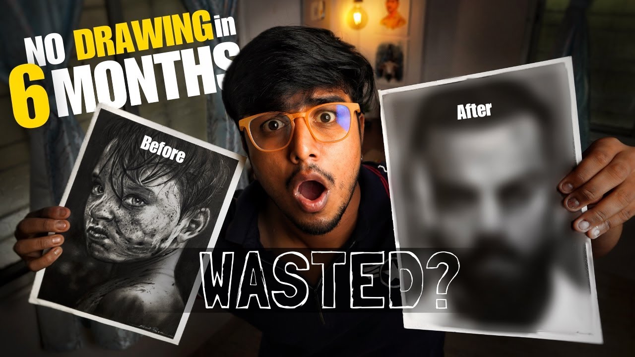 WASTED MY DRAWING SKILLS IN LAST 6 MONTHS? 😭 - YouTube