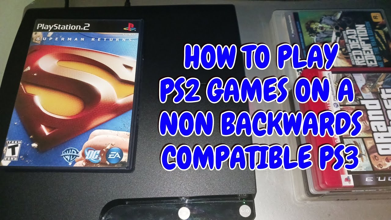 How to Play PS2 Games on a Non-Backwards Compatible PS3 with CFW - YouTube