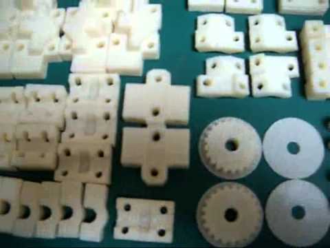 3d printing demo - plastic parts - YouTube