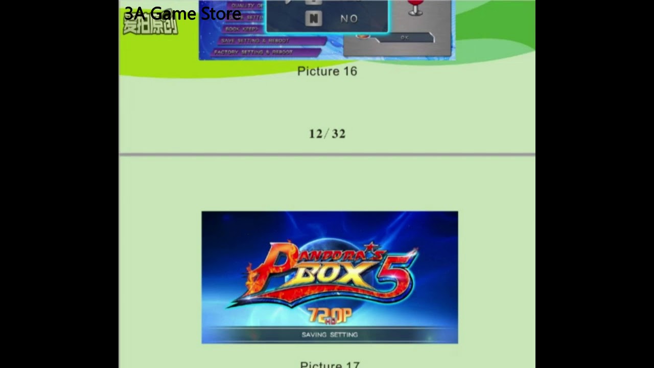 Pandora's Box 5 960 in 1 Arcade Version User Manual - YouTube