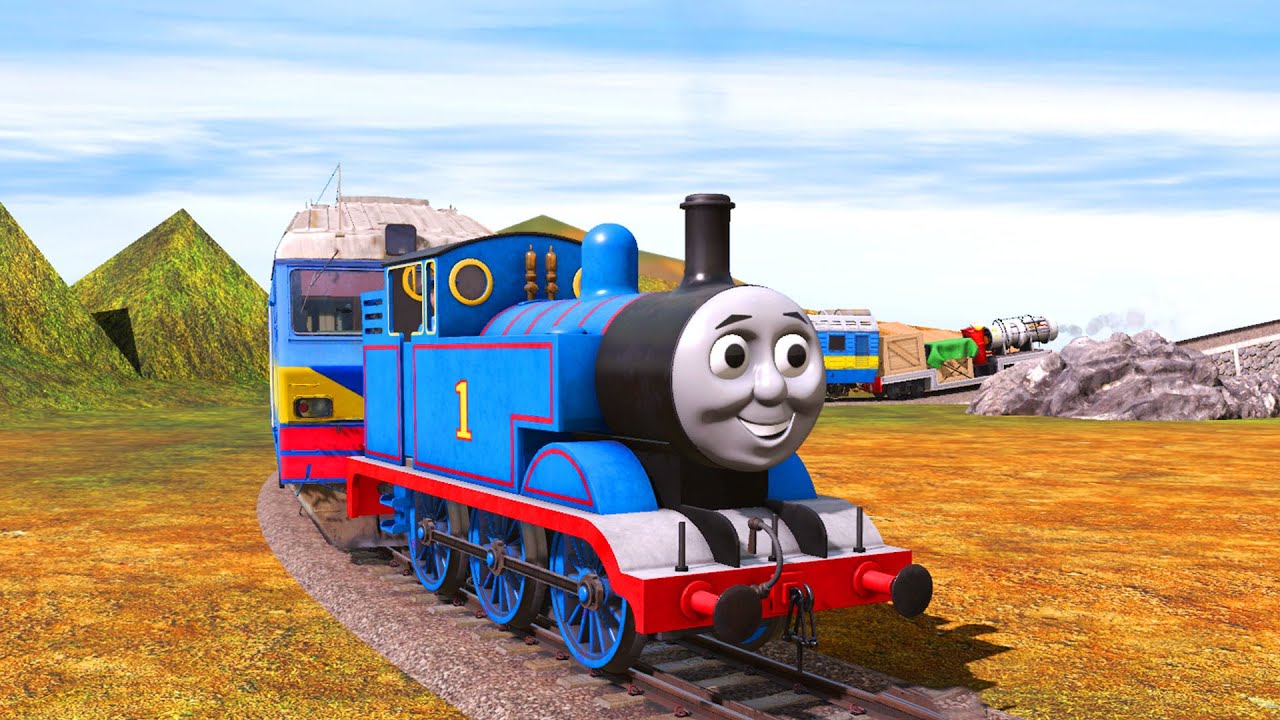 Thomas Walks Up The Hill By Rocket | Trainz Railroad Simulator 2019 ...