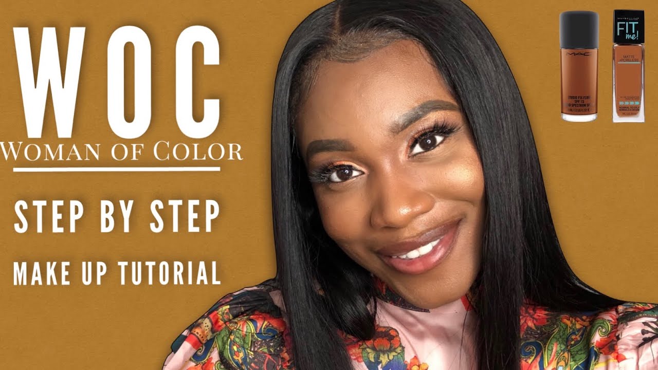 WOC EASY MAKE UP TUTORIAL| 3 COLOR COMBO EYESHADOW - YouTube