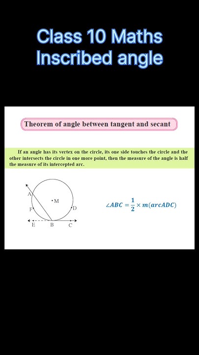 Tangent secant theorem/circle/Class 10 Maths #class10maths #maharashtraboardexam2025 - YouTube