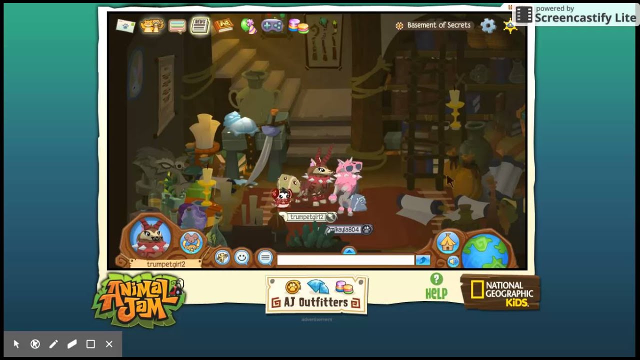 Animal Jam - How To Get To The Secret Room (Basement Of Secrets) - YouTube