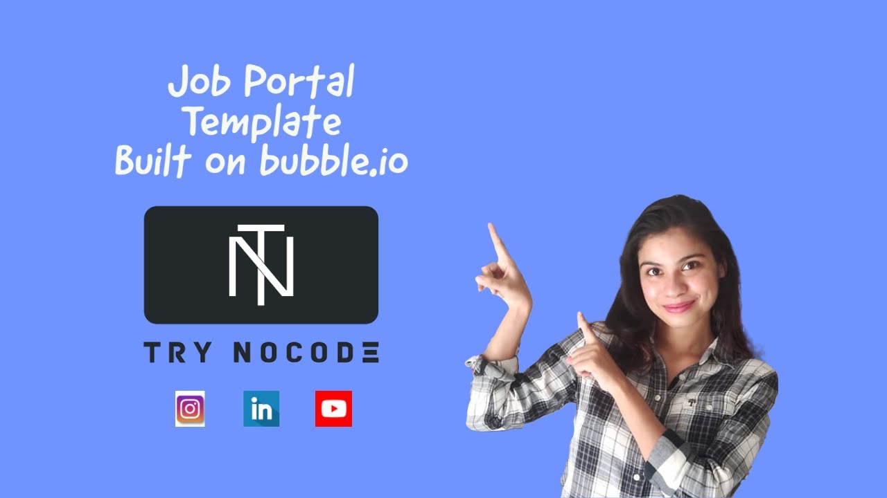 Job Portal Platform built on bubble.io by Trynocode - YouTube