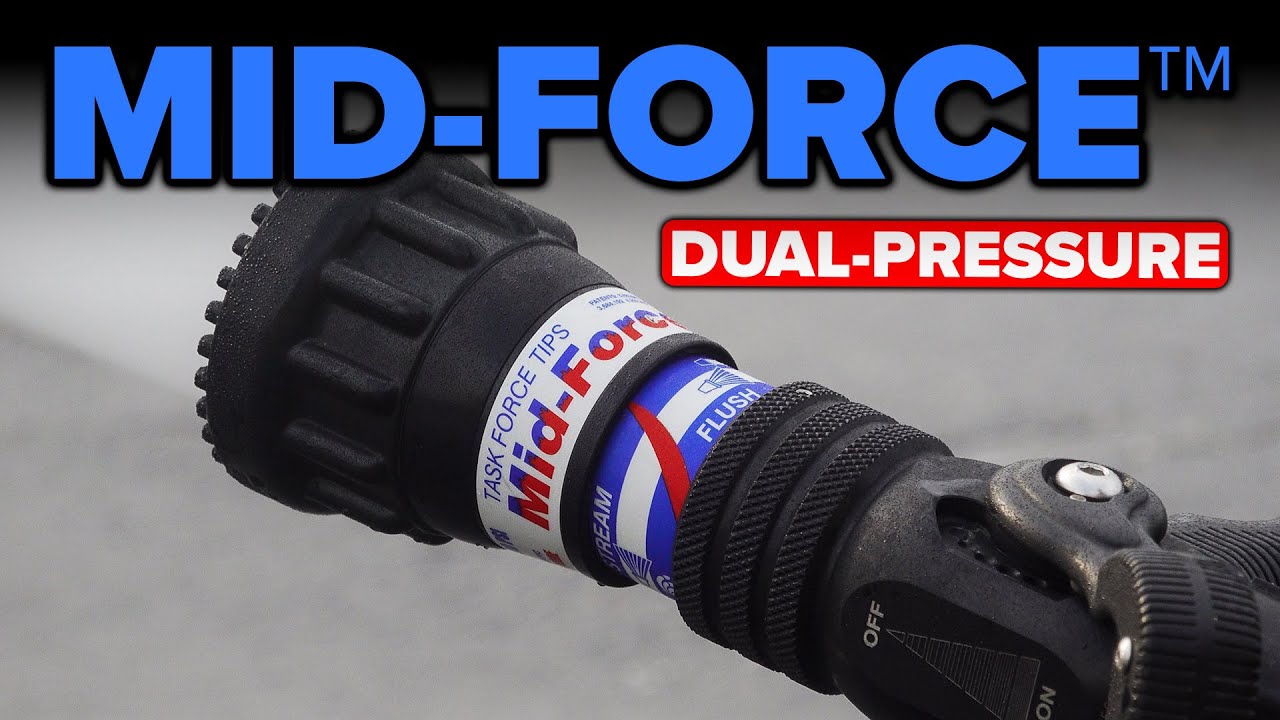 Mid-Force™ Dual-Pressure Automatic Flow Rate Nozzle for Firefighting ...