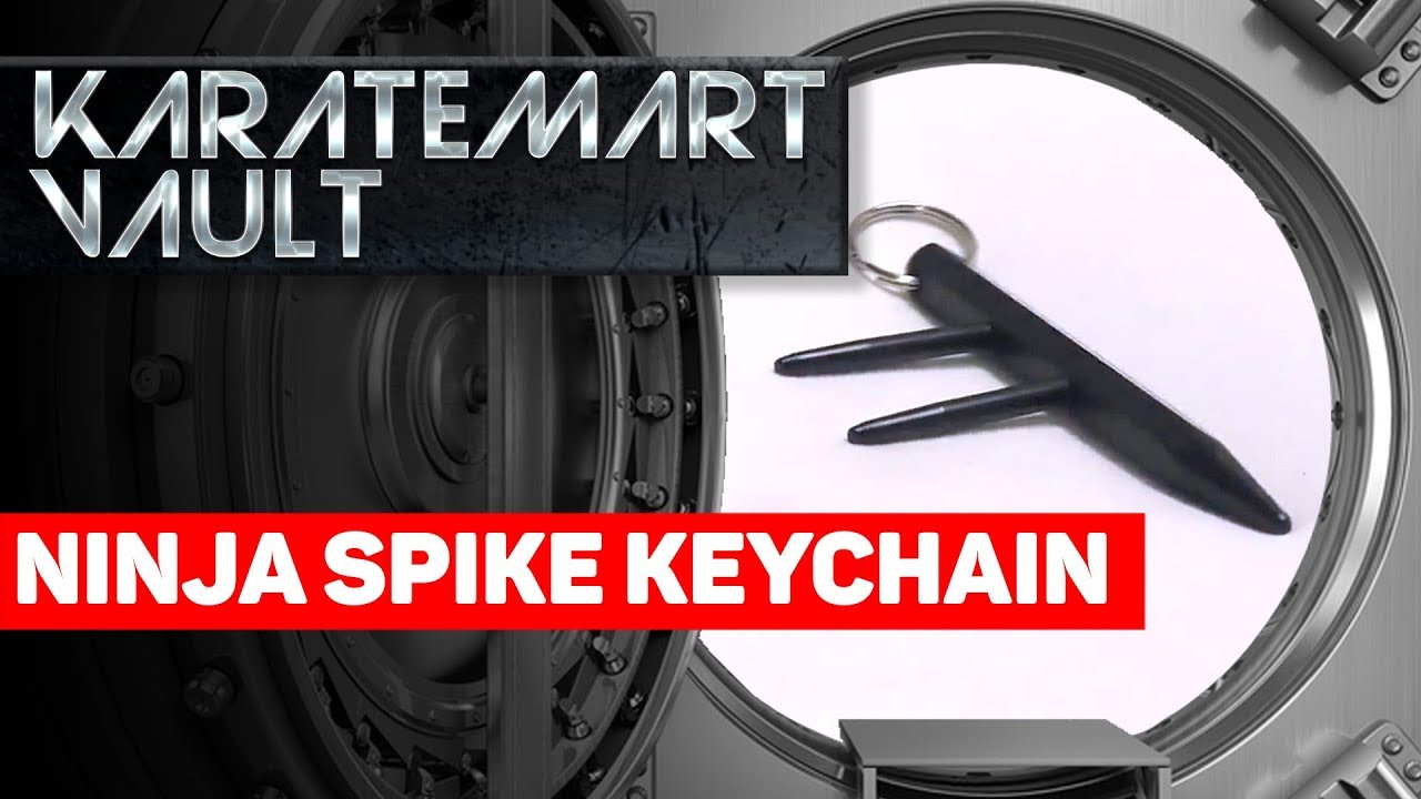 Ninja Spike Keychain - KarateMart.com - YouTube