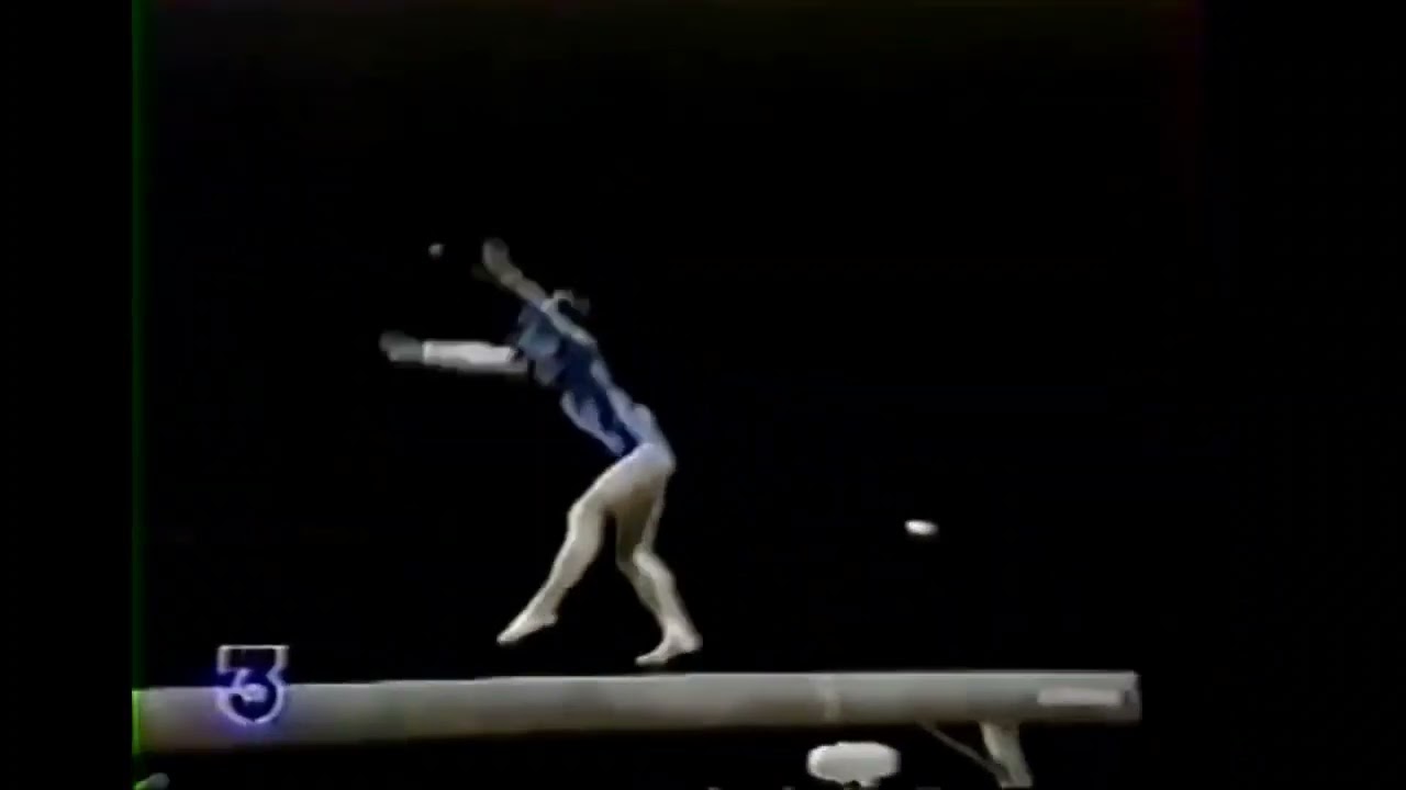 67 full twisting double back beam dismounts | 1980 - 2022 - YouTube