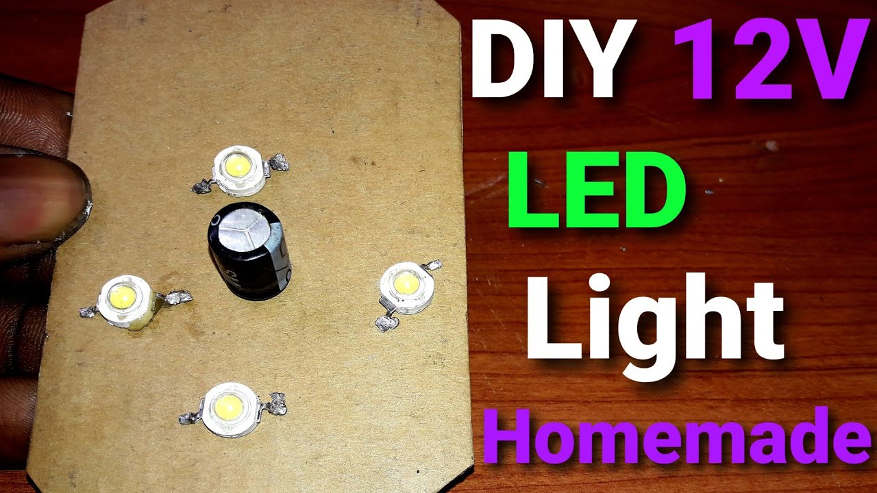 How to make diy 12V led light (part 2) - YouTube