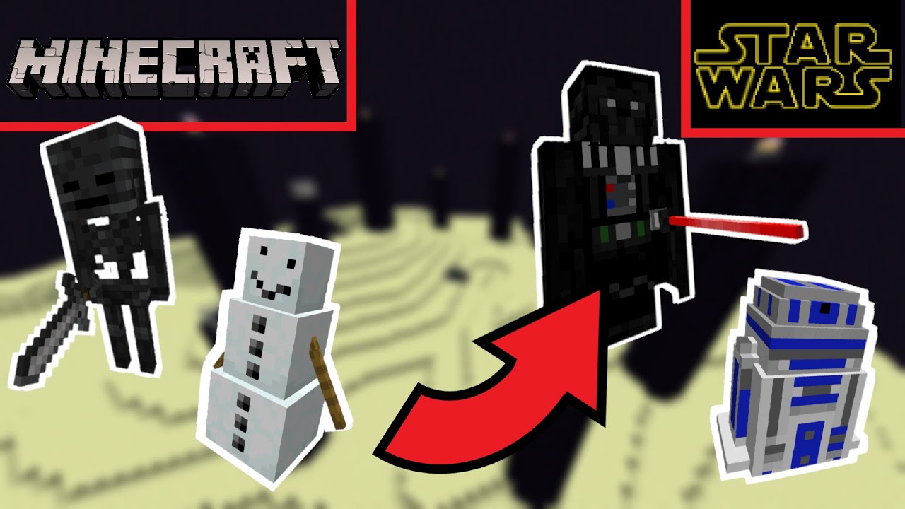 Translating MINECRAFT MOBS into STAR WARS! - YouTube