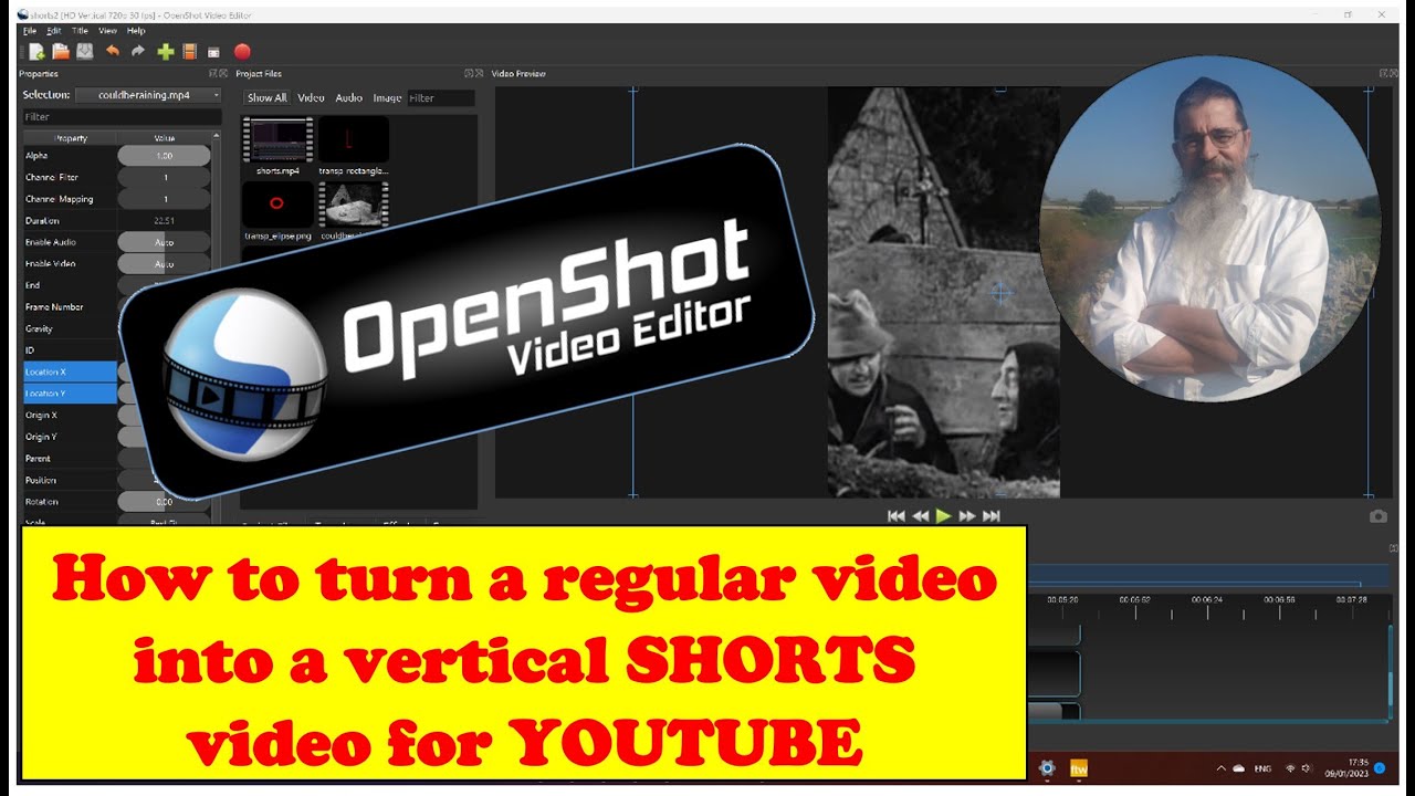 How to turn a regular video into a vertical SHORTS video - YouTube