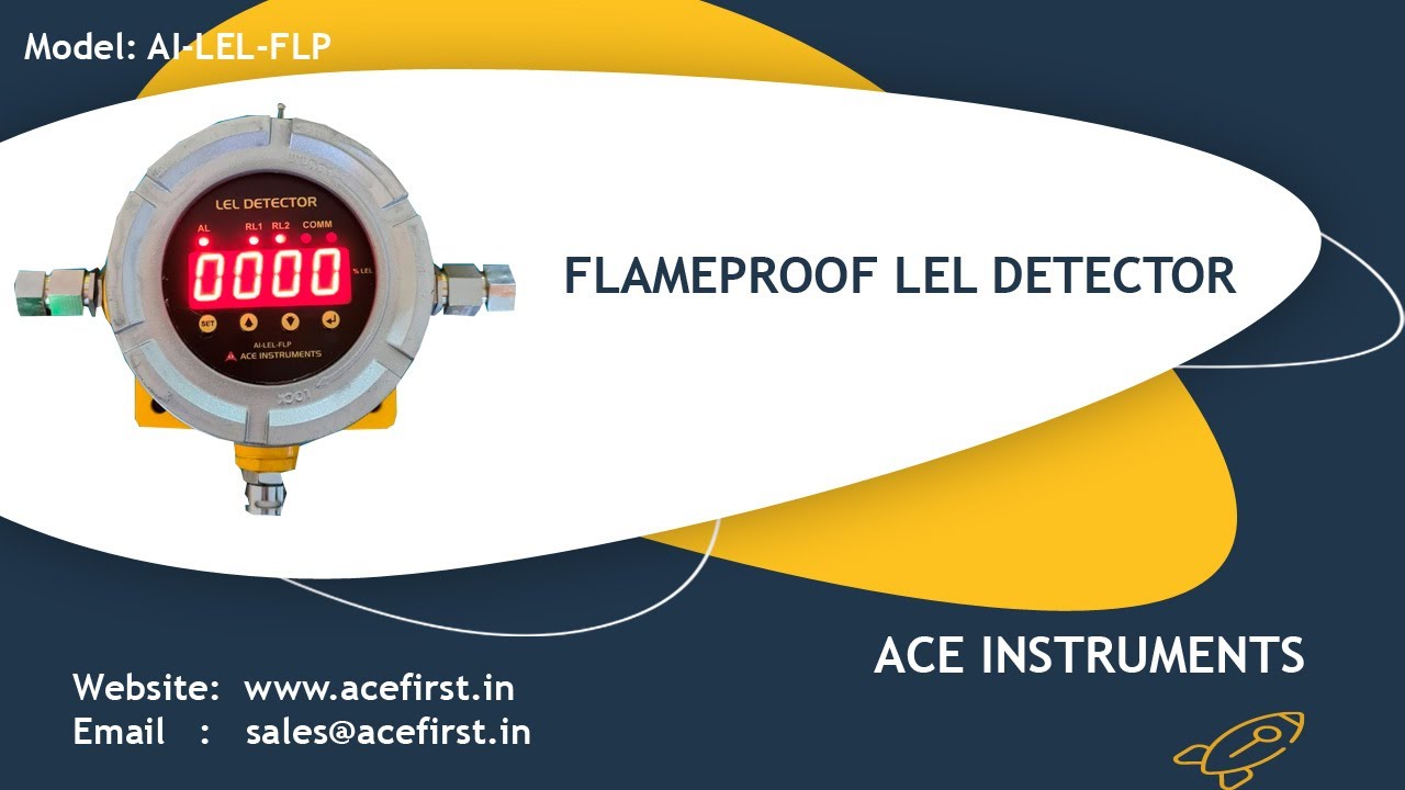 Flameproof LEL Detector for measuring Combustion Gases - Hydrogen ...