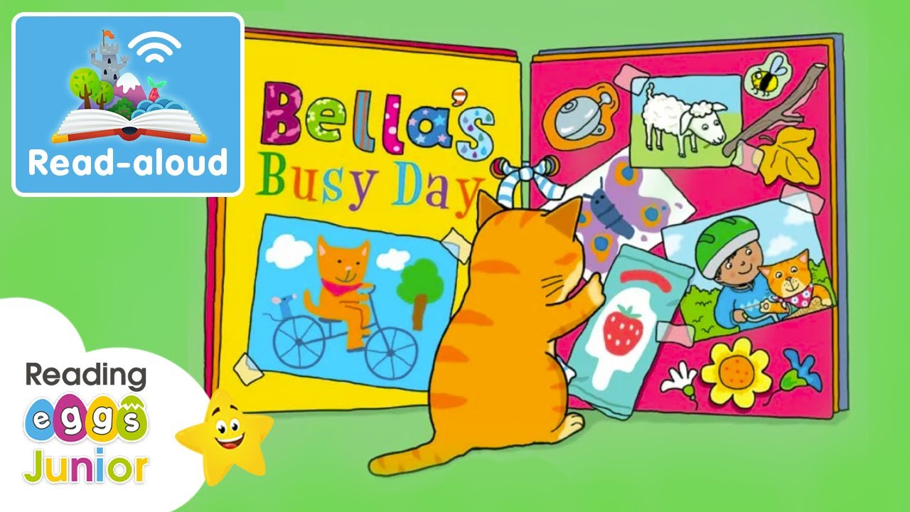 Bella's Busy Day 🐈 Read-Aloud Book 📖 Bedtime Story - YouTube