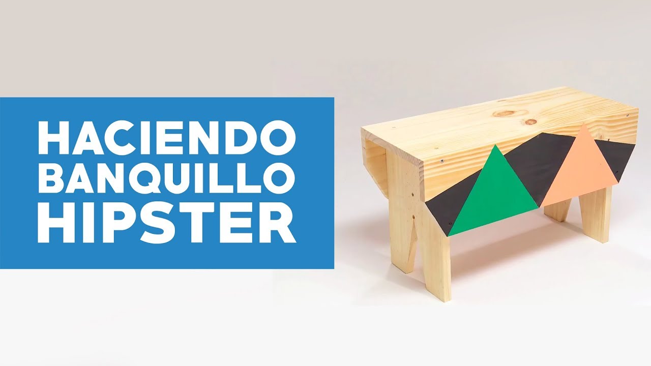 ¿Cómo hacer un banquillo hipster? - YouTube