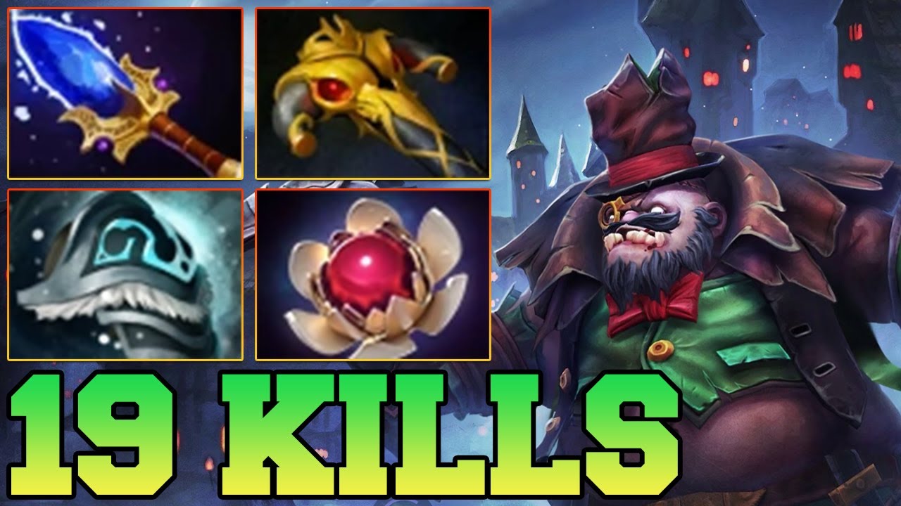 19 Kills Pudge !! Pudge Dota 2 Safelane Carry Meta Pro Hooks Pro ...