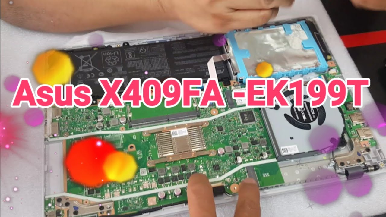 Hướng dẫn mở máy asus X409FA -EK 199T ( thêm ram và ssd m2 quá dễ ...