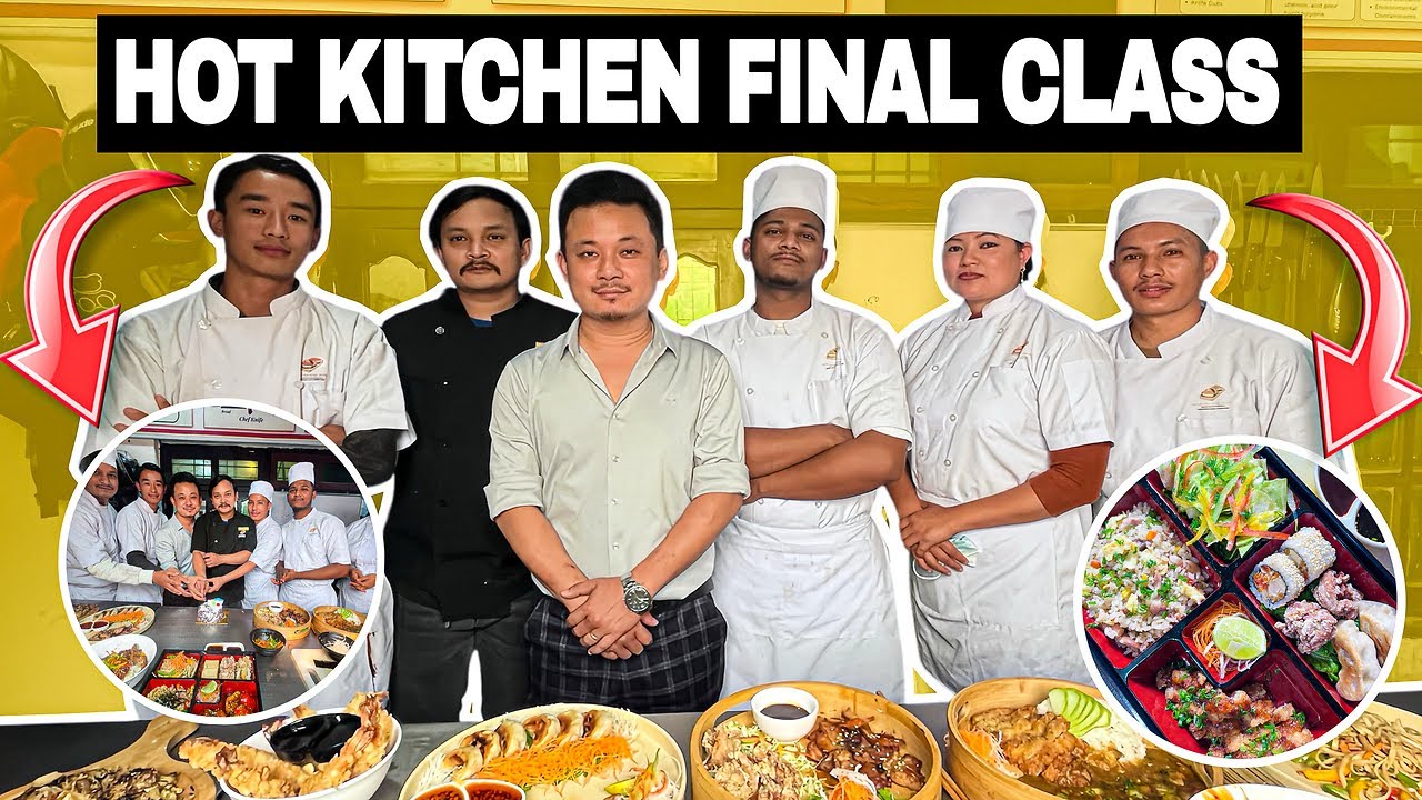 Japanese Hot Kitchen Final Class 🥰 II हाम्रो विद्यार्थीले HOT KITCHEN ...