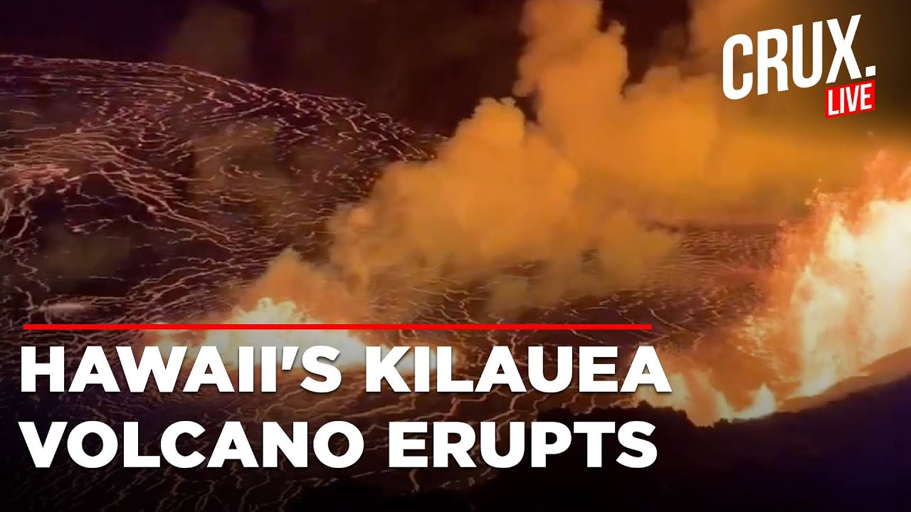 Hawaii Volcano Eruption Live | LIVE Kilauea Volcano Begins Erupting On ...