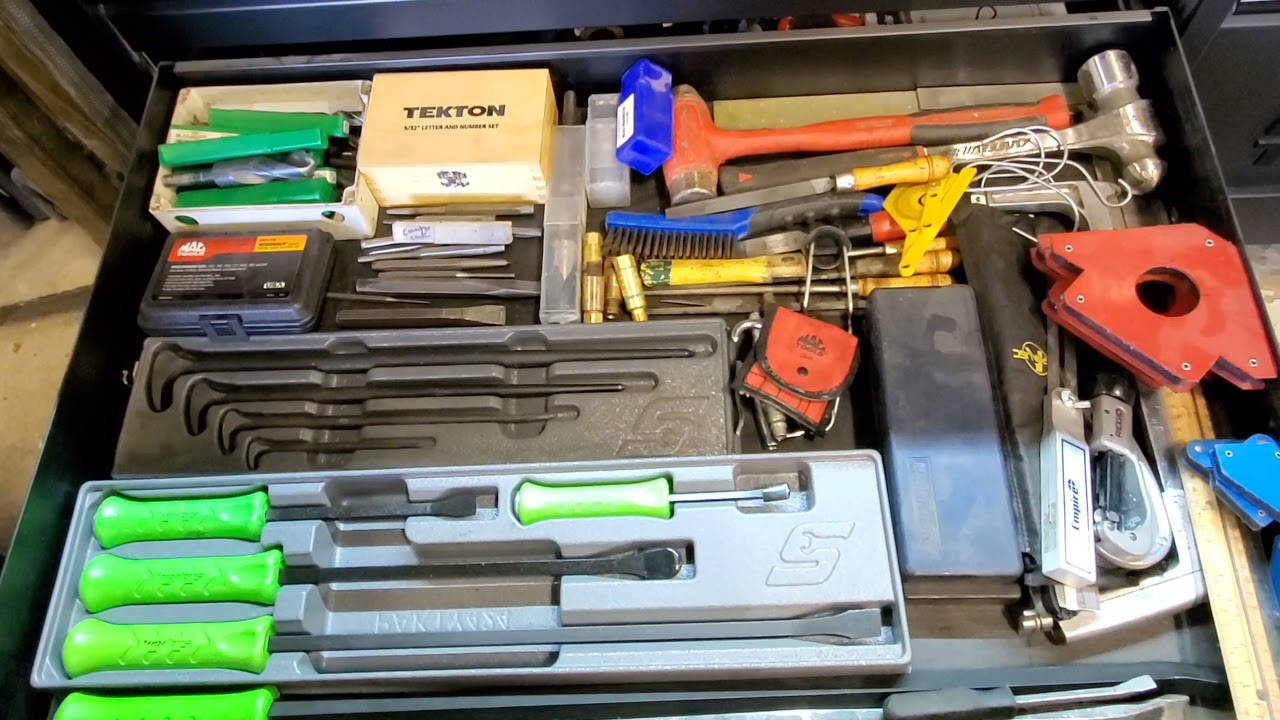 Toolbox Tour 2021 - Snap On Heavy-duty Roll Cart & Mac Tools Macsimizer ...