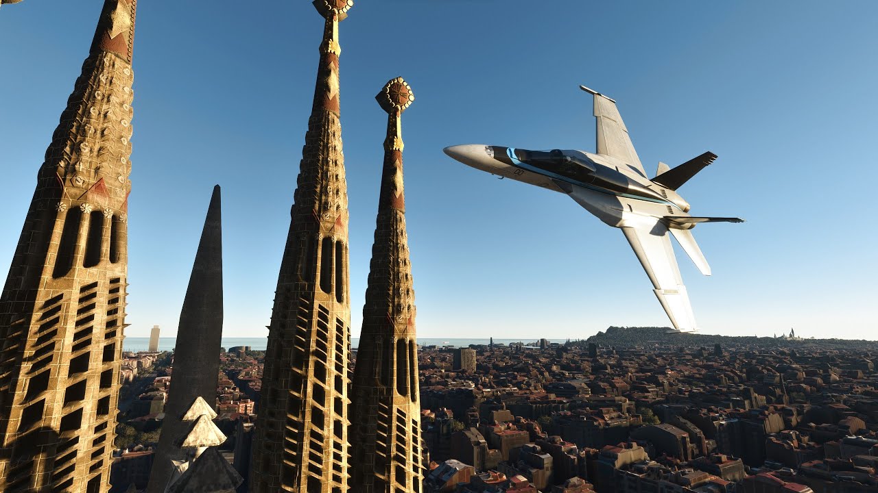 EXTREME Low Level Flying in Barcelona! - YouTube