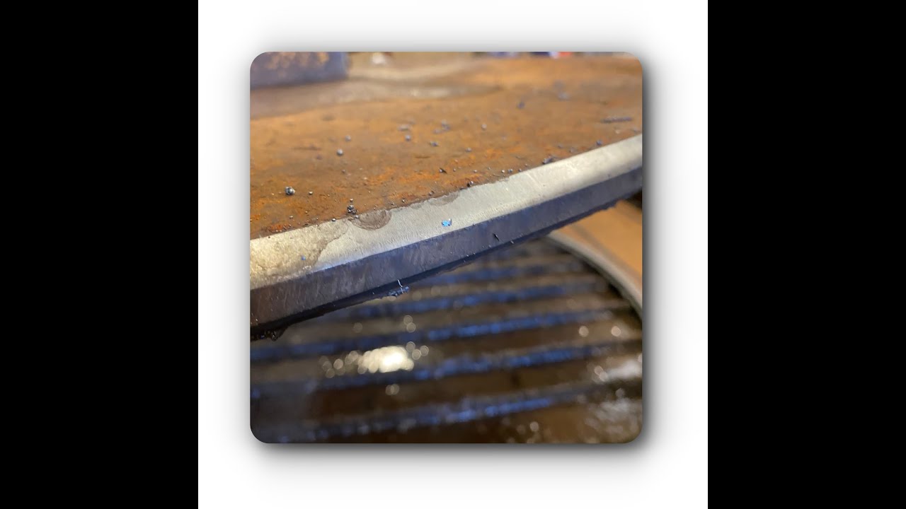 Double Bevel in 20mm plate full version - YouTube