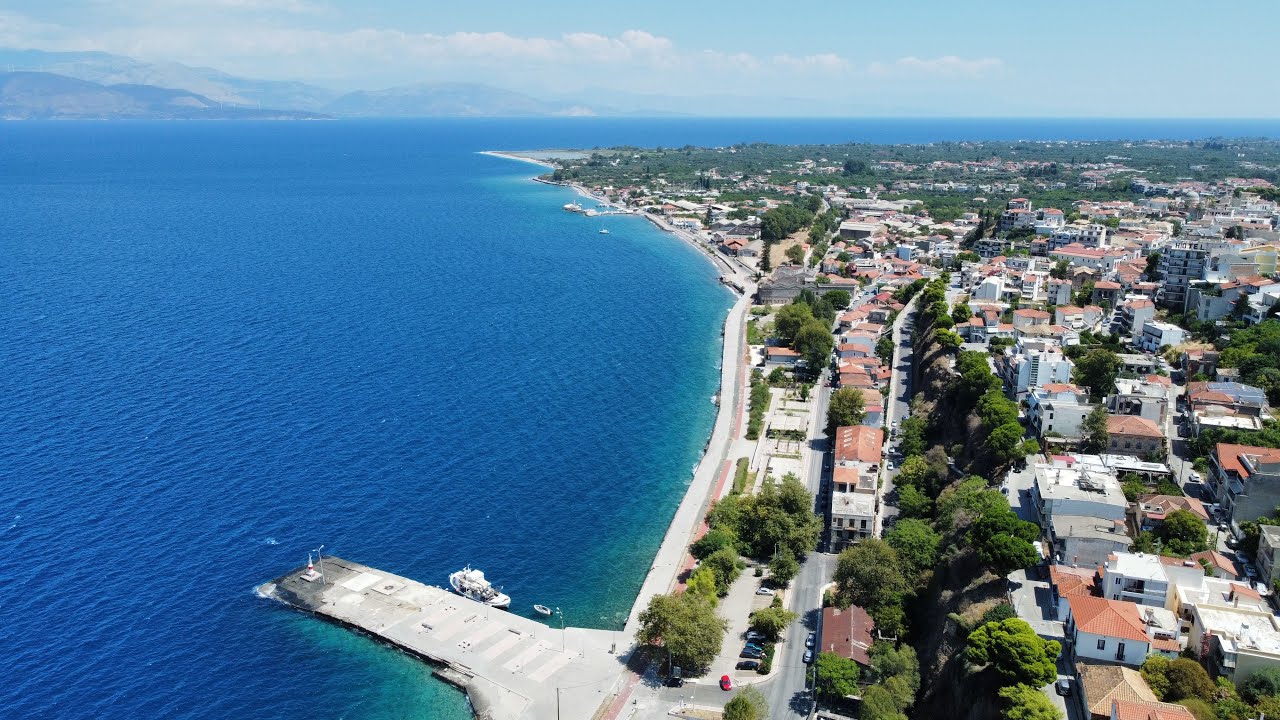 Αίγιο από ψηλά. Ψηλαλώνια, Aigio from the sky, Greece from the sky by ...