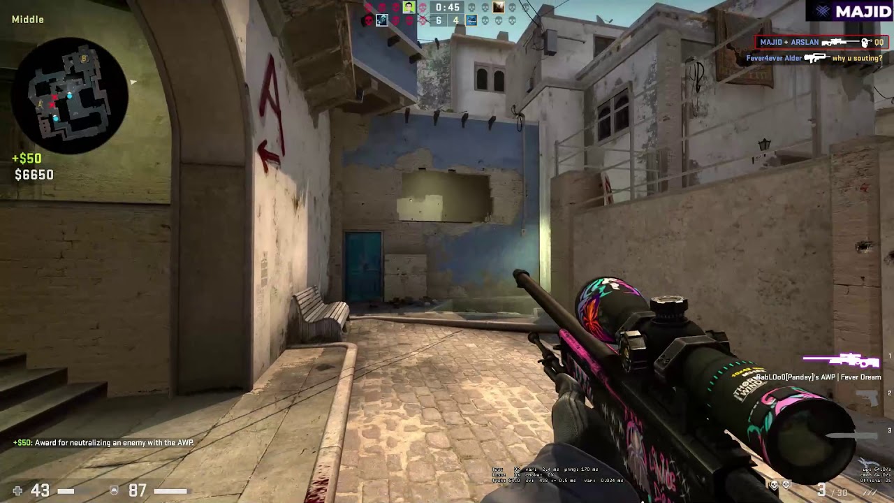 AWP SHOTS IN COUNTER STRIKE GLOBAL OFFENSIVE - YouTube