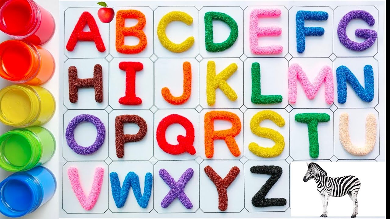 A for apple, B for ball, a se anar,aa se aam chote bacchon ki padhai ...