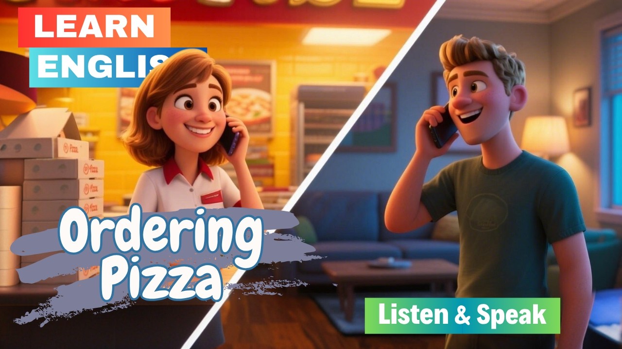 How to Order Pizza | English for Beginners | Practice English Speaking ...