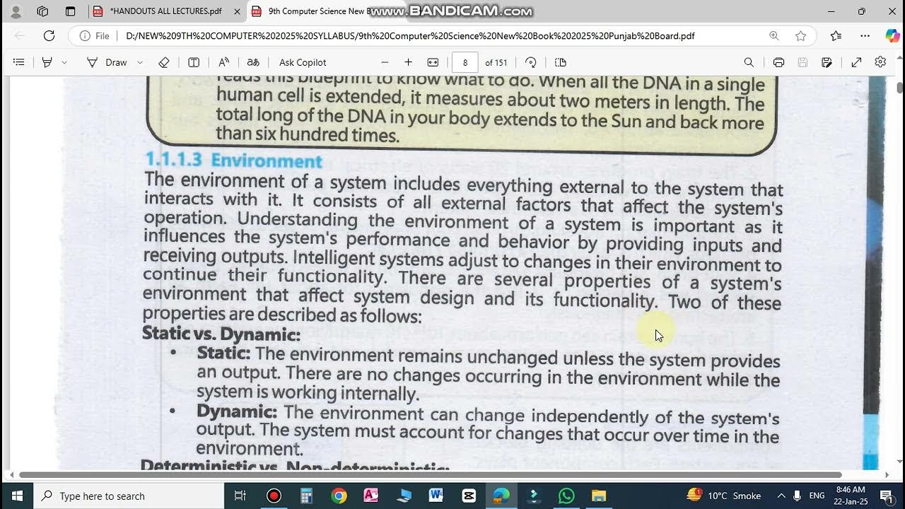 ENVIRONMENT | 9TH COMPUTER | CH1 | IRFAN ASLAM | CS & IT - YouTube