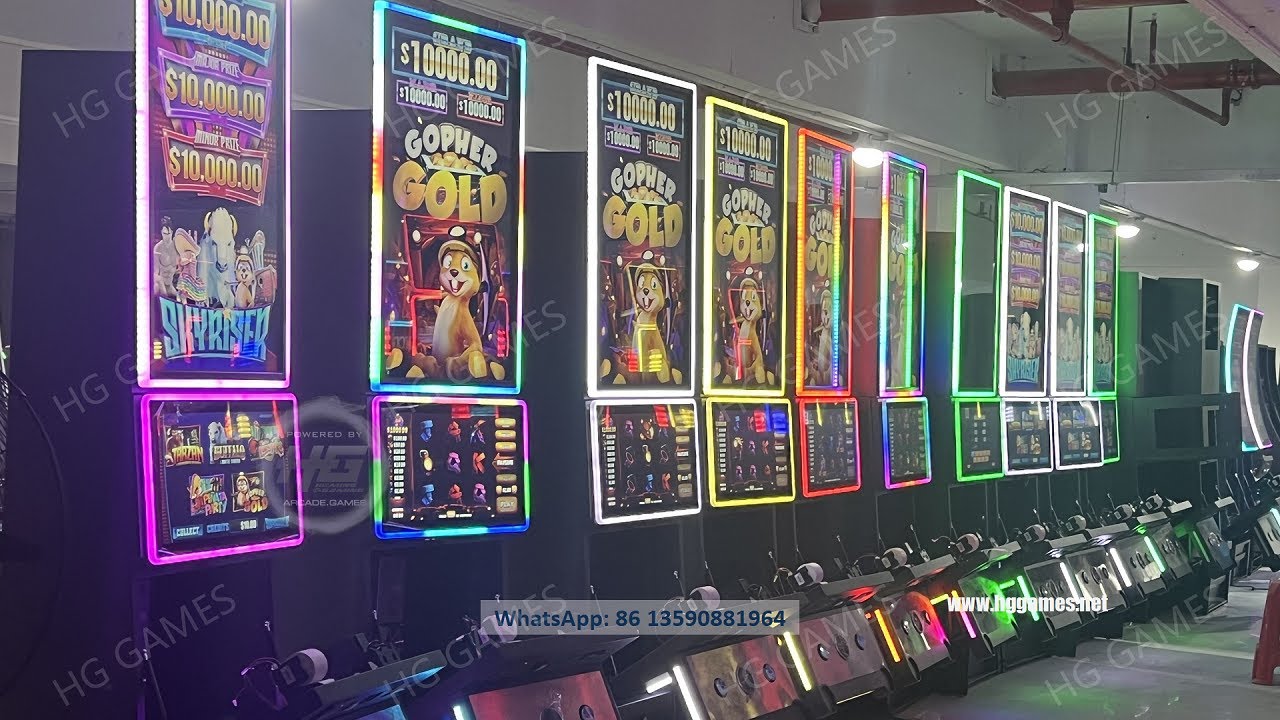 Luxury 43" + 23.6" Metal Vertical Skill Slot Game Machine,Skyriser ...