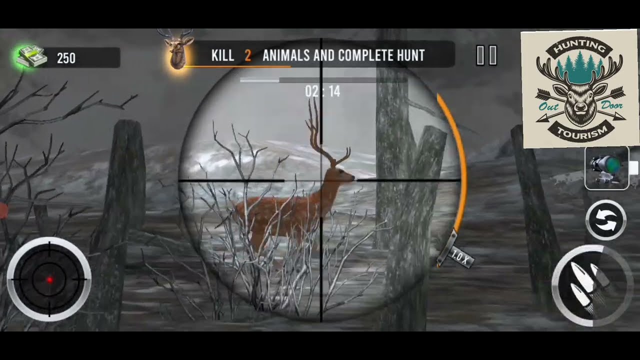 Hunting ll Hunt the deer in five stages and complete the mission - YouTube