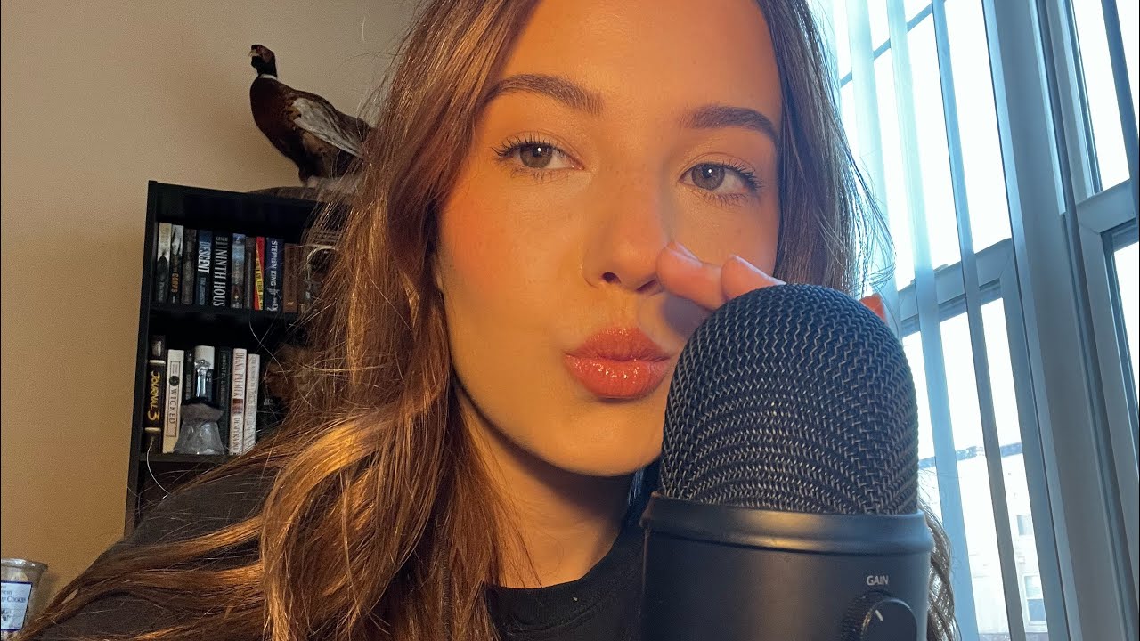 ASMR Mouth sounds and Face touching - YouTube