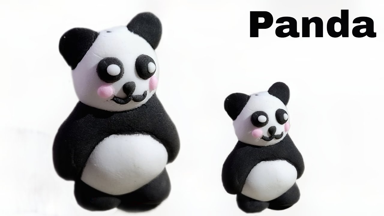 Super clay Panda | Super clay easy use | kids Toy - YouTube