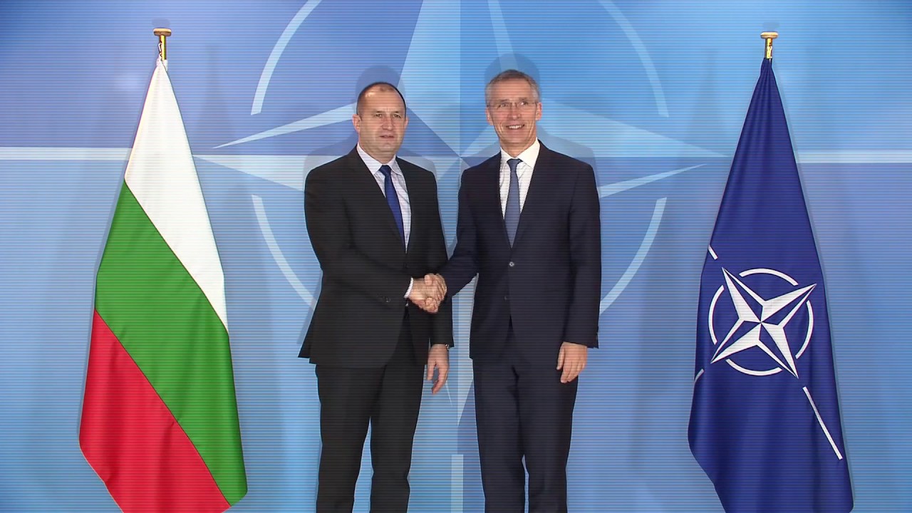 Visit to NATO by the Bulgarian President - Bilat - YouTube