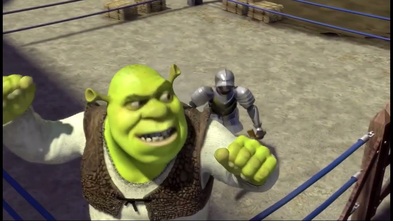 Shrek- Duloc fight scene | bad reputation - YouTube