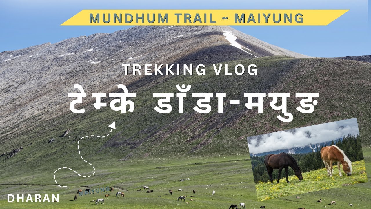 मुन्धुम पदमार्ग - मैयुम डाँडा | Mundhum Trail Maiyung | Temke danda ...