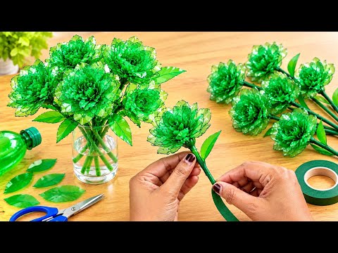Nobody Will Believe These Flowers Are Made From Plastic Bottles! 😲