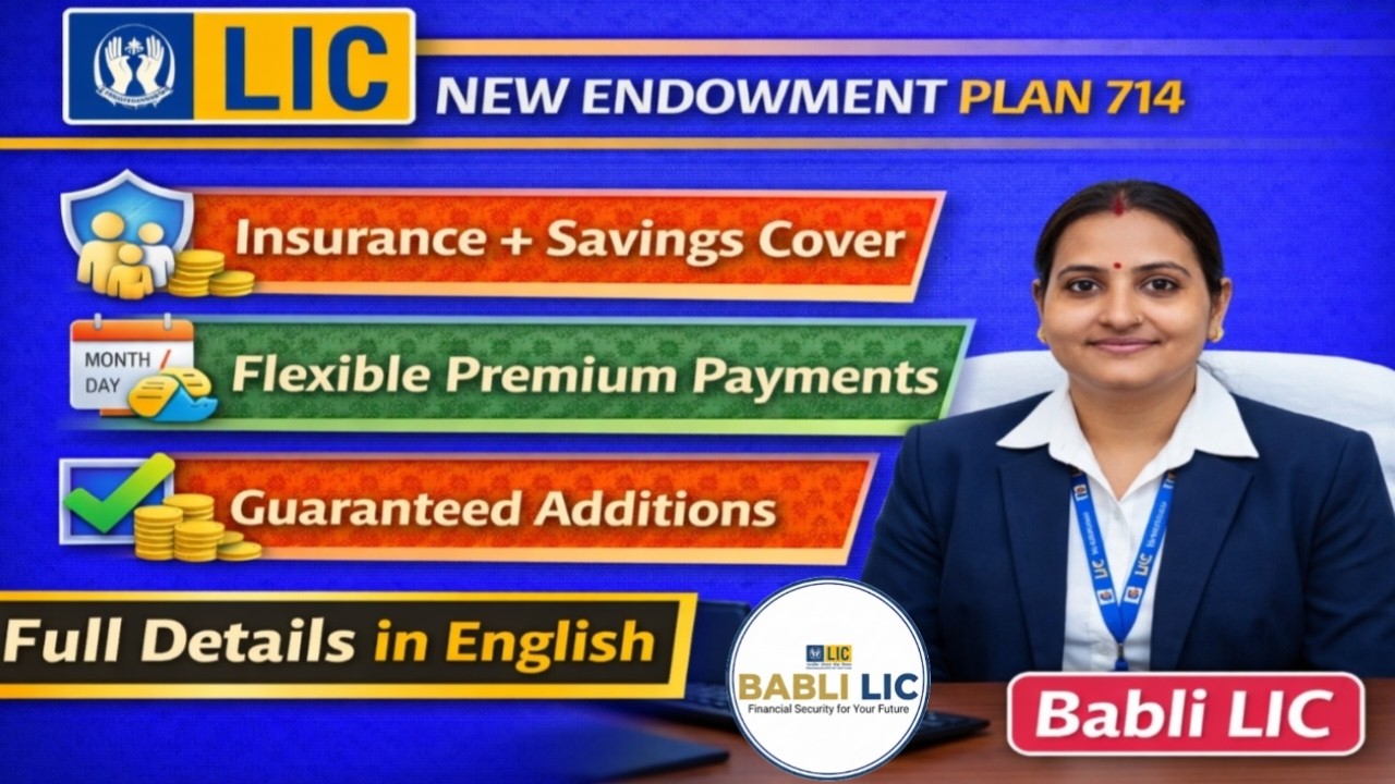 Lic New Endowment Plan 714 - All Details - YouTube