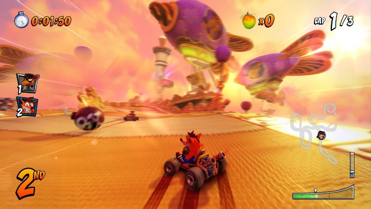 Crash Team Racing Nitro-Fueled mafia boss hard - YouTube