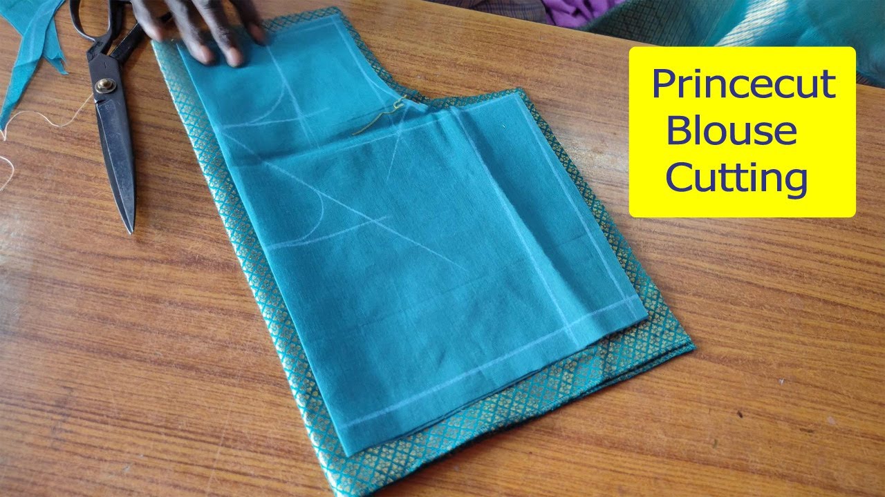 Princecut Blouse Cutting for Beginners | elbowHands | Badam Neck ...