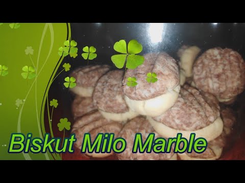 Biskut Milo Marble - YouTube