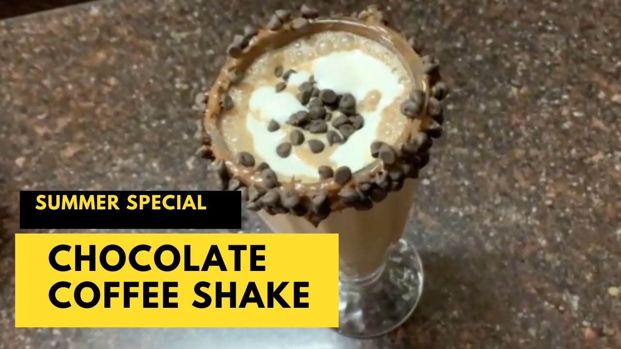 |Chocolate and Coffee Shake| Nutella shake| Summer Coolers| Coffee ...