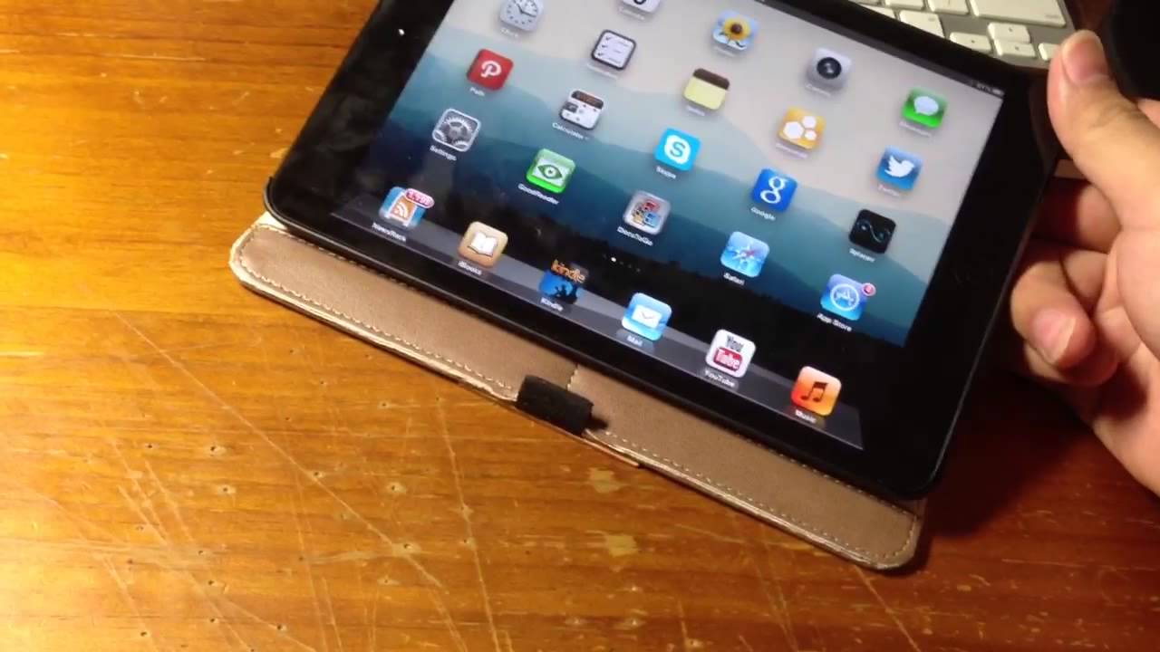 Simplism Smart Flip Shell for iPad Mini - YouTube