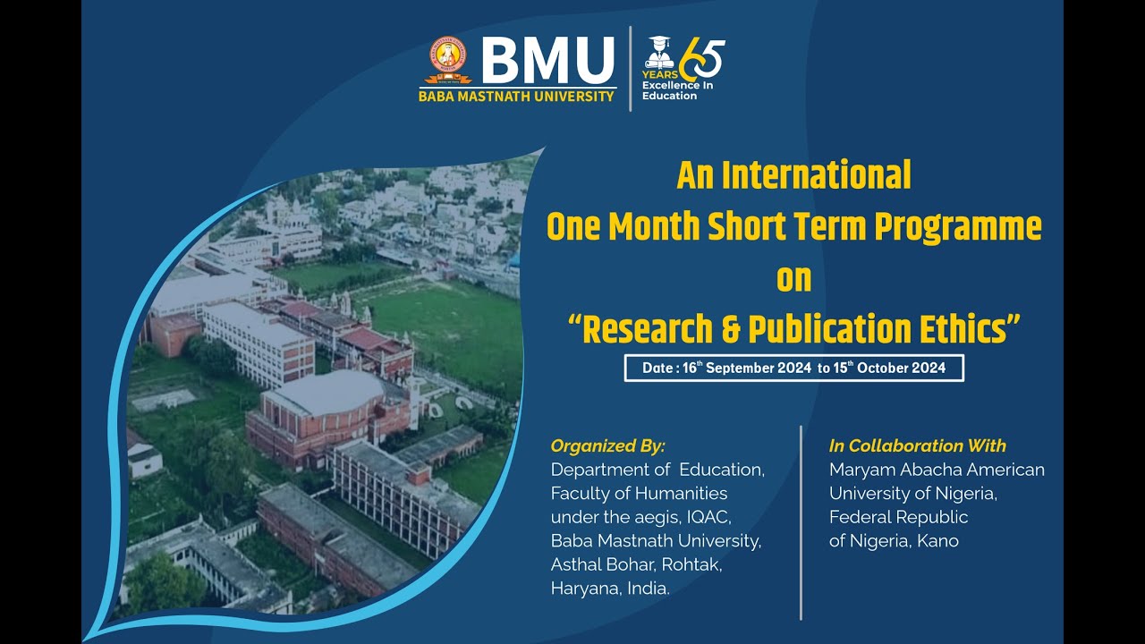 One month Short Term Programme - YouTube